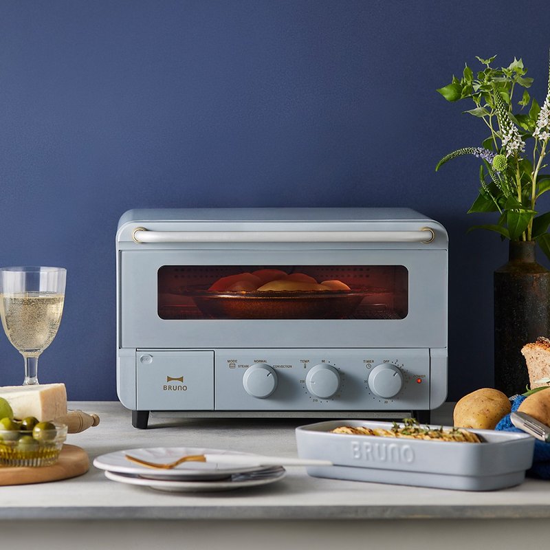 Japan BRUNO steam cyclone toast oven (glacier blue) kitchen artifact ...