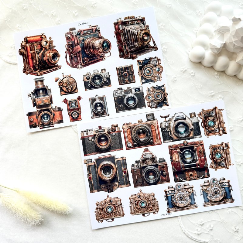 A225 - vintage camera - Shop De.Ellen.Shop Stickers - Pinkoi