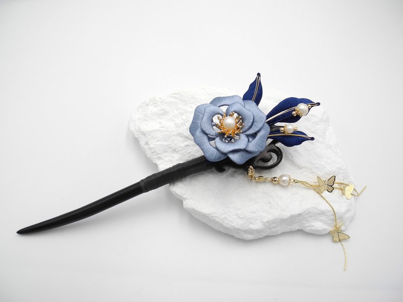 【星月】黑檀木纏花髮簪 多色 現貨 春仔花 天然珍珠 巧耘錄｜髮圈/髮夾人氣榜 - Pinkoi