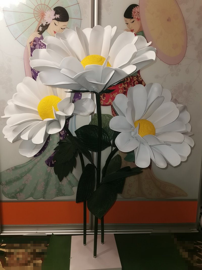 Giant Daisy. Large White Flower. Big Camomile. Huge Flower. Babyshower. Showcase DaisyArtDecor ...