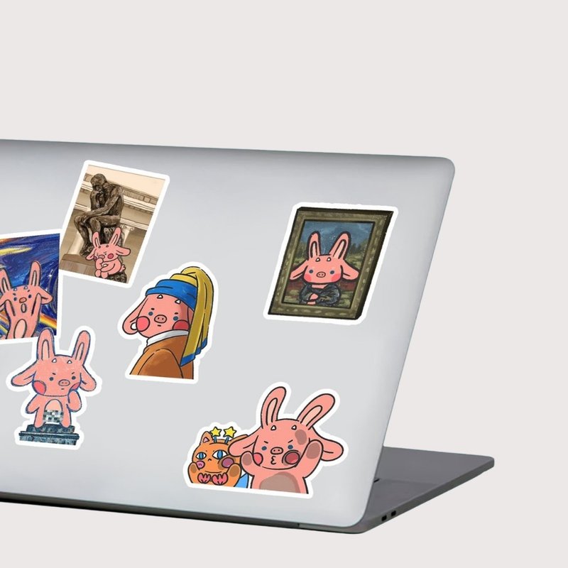 Sticker pvc - Grup - Museum sticker cute laptop decor waterproof ...