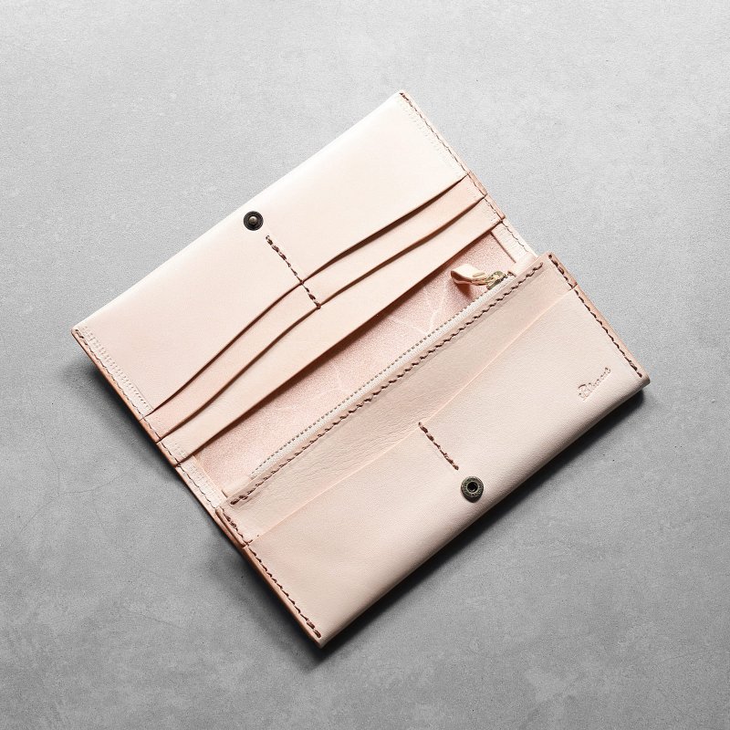 Retro 長夾∣原色植鞣牛皮革∣多色 Bluecat Leatherware｜手工皮革製品｜錢包/皮夾/長短夾人氣榜 - Pinkoi