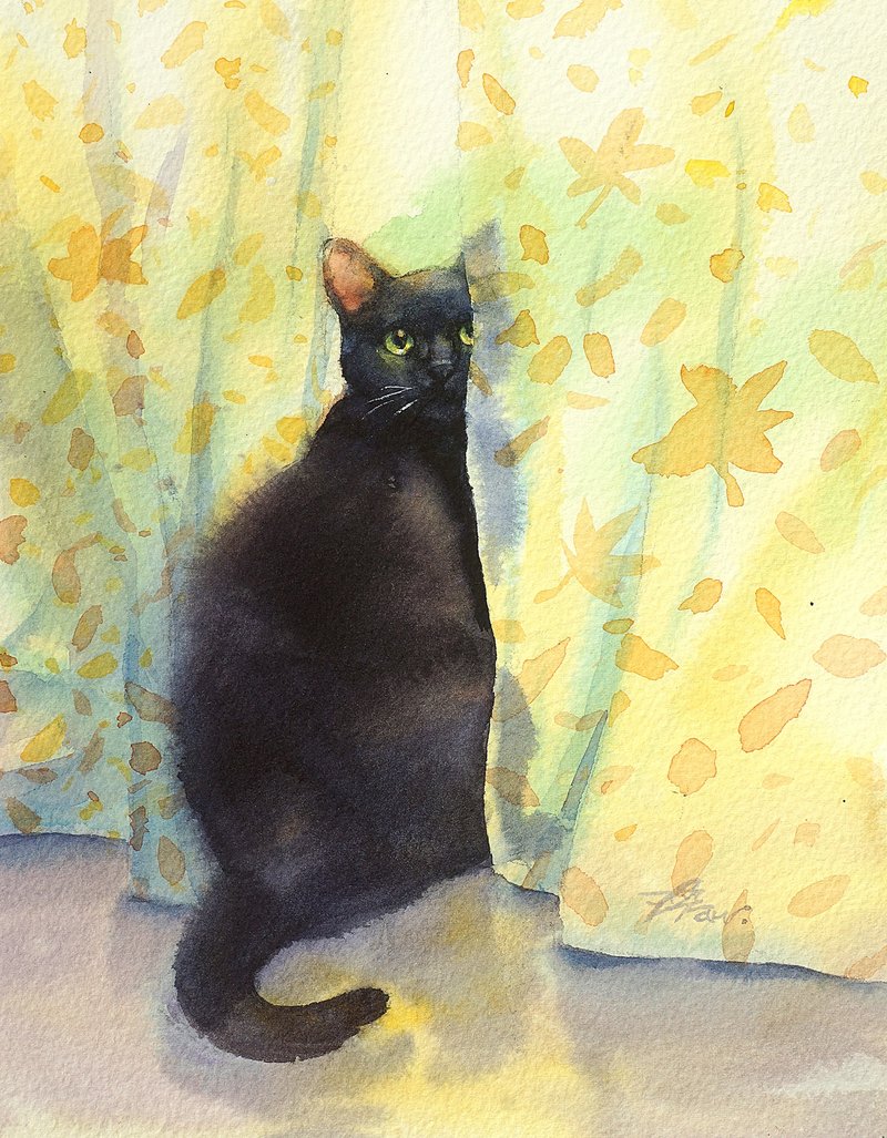 水彩原畫【一簾秋夢】 詞不DA藝｜海報/掛畫/掛布人氣榜 - Pinkoi