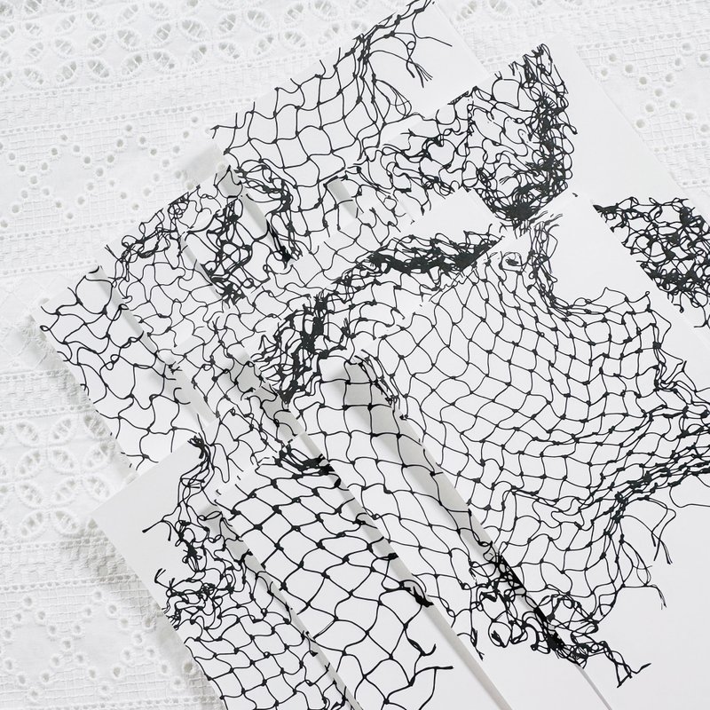 Black Net Stickers Kind YumYum Store｜貼紙人氣榜 - Pinkoi