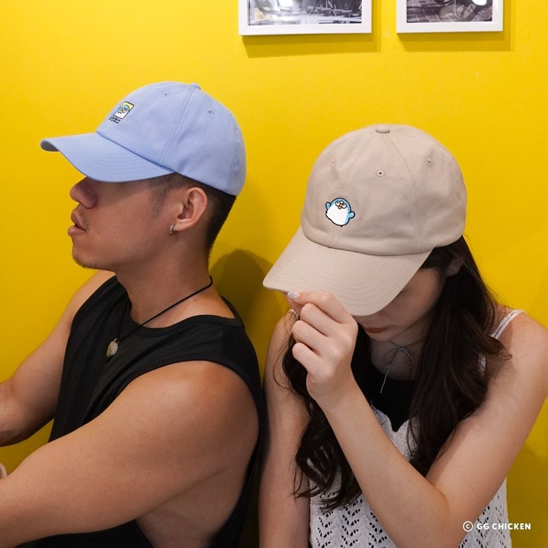 PP mini 小小企鵝-棒球帽(水藍款/卡其款) 聚塔｜帽子人氣榜 - Pinkoi