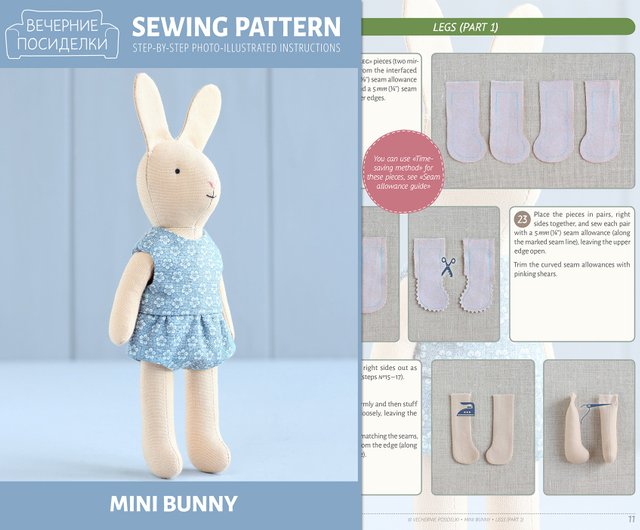 Printable Bunny Sewing Patterns 37 Bunny Sewing Patterns | Tedsby