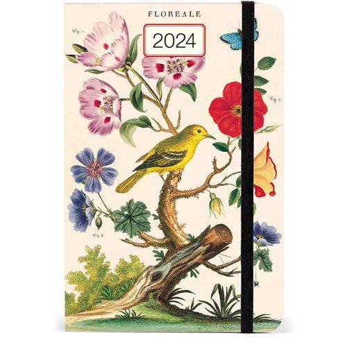Cavallini & Co. 2024 週計畫手帳本_鳥與花 (A6) - 設計館 Cavallini & Co. 台灣經銷 筆記本/手帳 - Pinkoi