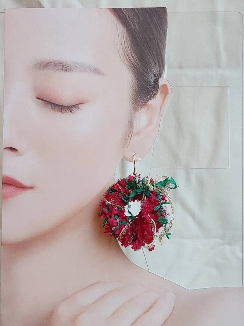 紗線耳環 mo-flos｜耳環/耳夾/耳骨夾人氣榜 - Pinkoi