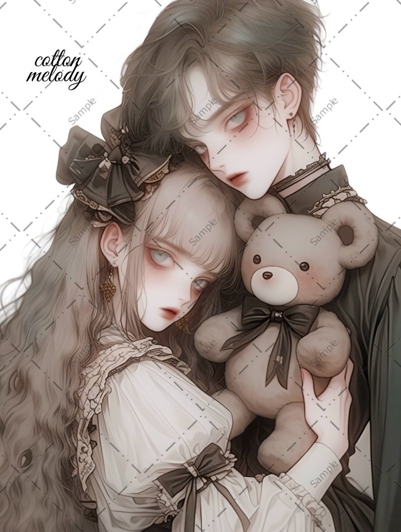 original sticker no.685 人物ステッカー オリジナルステッカー 人物ステッカー 女の子ステッカー オリジナル人物ステッカー cotton-melody｜貼紙人氣榜 ...