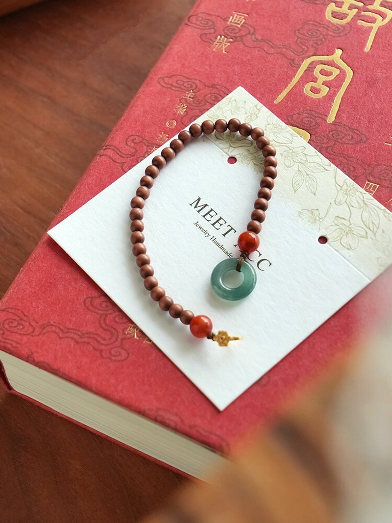 原創手工印度邁索爾正區黑肉老山檀手串古香翡翠開運手鏈生日祝福 山萘｜手鍊/手環人氣榜 - Pinkoi