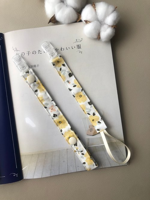 [Pacifier Chain]-Butterfly pure cotton handmade toy chain tooth fixing ...