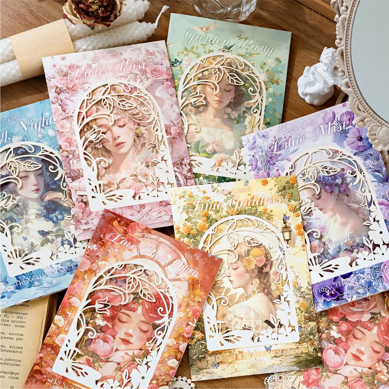 【法式浪漫】復古鏤空蕾絲素材紙 手帳背景拼貼打底紙 DIY素材 - 設計館 陌墨 MO.CARD 貼紙 - Pinkoi