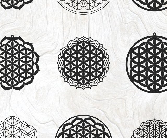 Flower Of Life Pattern Vector Modern Seamless Sacred Geometry Gold