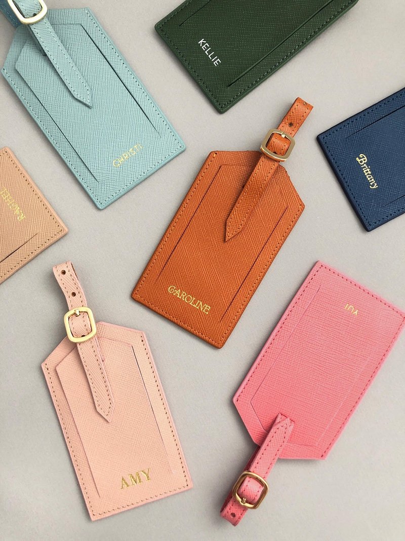 Personalized Leather Luggage Tag - Shop VITT Custom Studio Luggage & Luggage Covers - Pinkoi