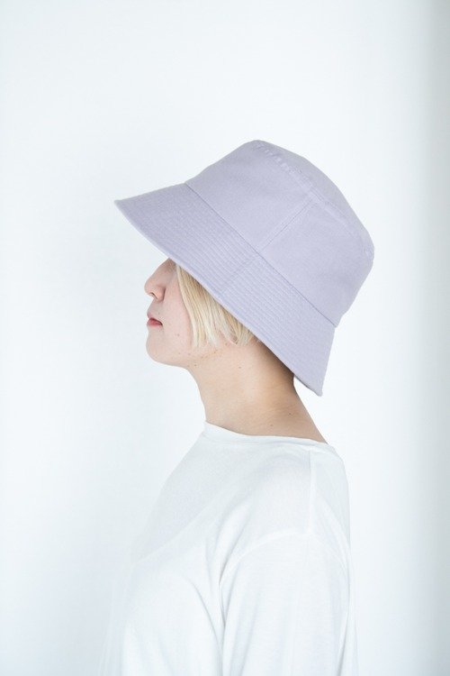 Linen blend gauze lavender dyed bucket hat, size M [Organic Cotton x Linen] - Shop COCOCOCO Hats ...