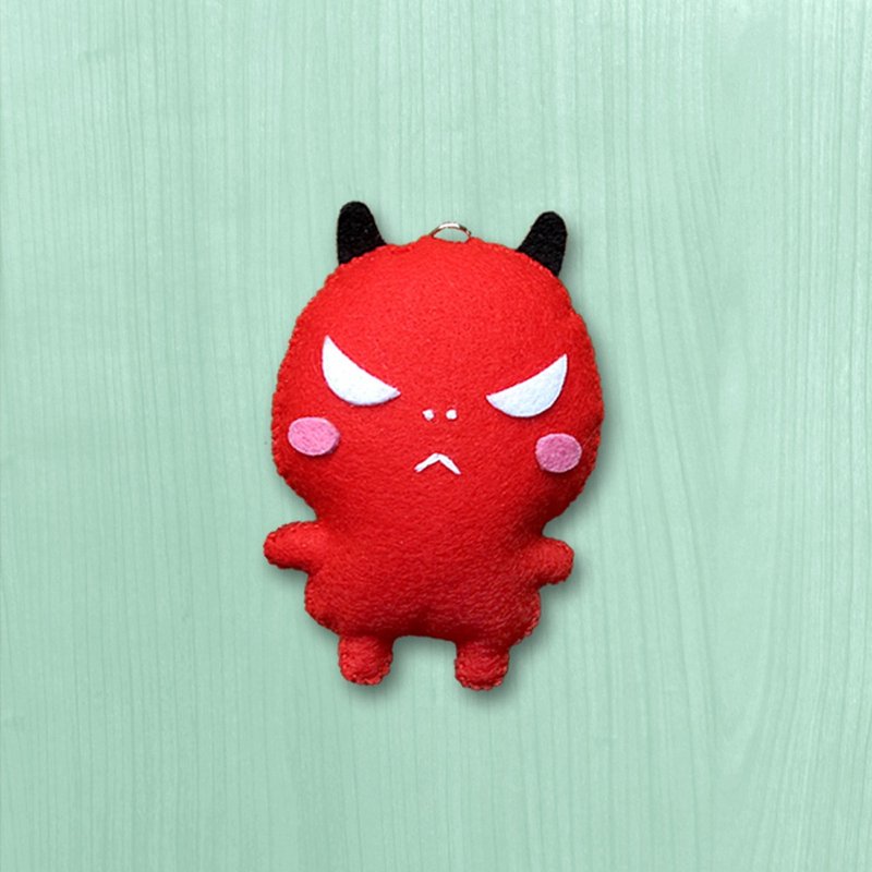 (3 choices) Handmade non-woven charm key ring_ Little Devil - Shop ...