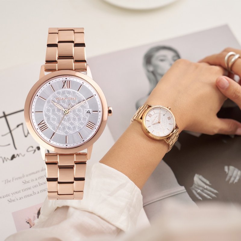 RELAX TIME 生命之花 女錶 白 (RT-111-3) 米朵貝菈．時光的禮物｜女錶人氣榜 - Pinkoi