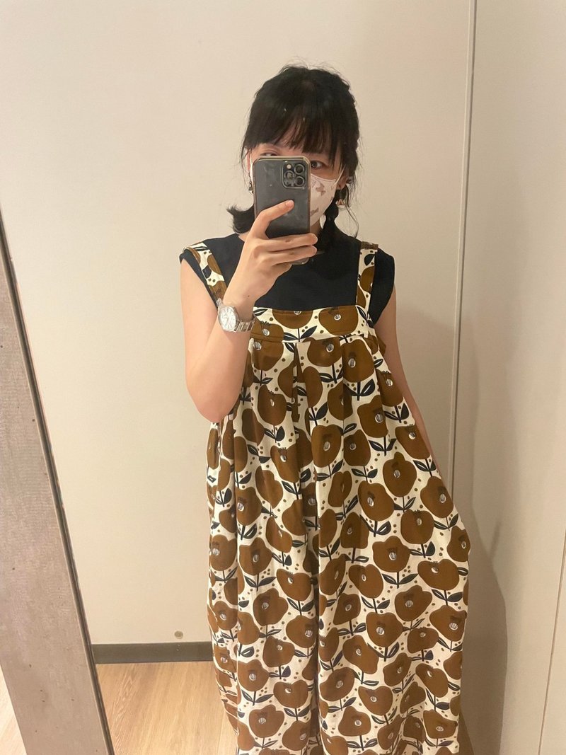 桃子花 - 說走就走吊帶褲 波卡先生 Mr.poca｜吊帶褲/連身褲人氣榜 - Pinkoi