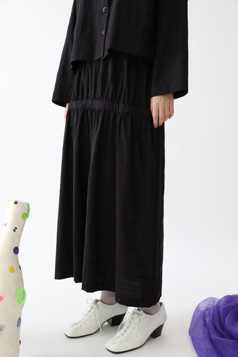 上壓織帶造型裙 YUER 雨兒｜裙子/長裙人氣榜 - Pinkoi