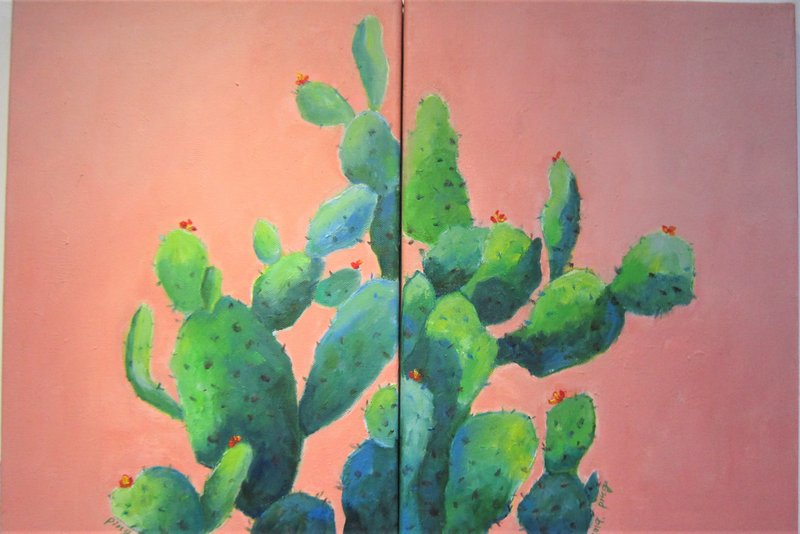 Chen Yanping's oil painting creations come in a total of 2 creative ...