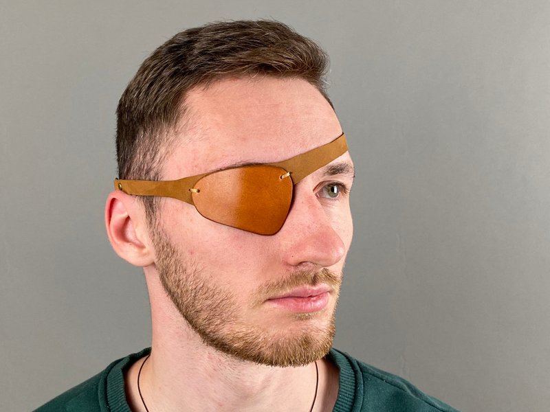 Leather Eye Patch | Eye Patch | Man Eye Patch | Woman Eye Patch ...