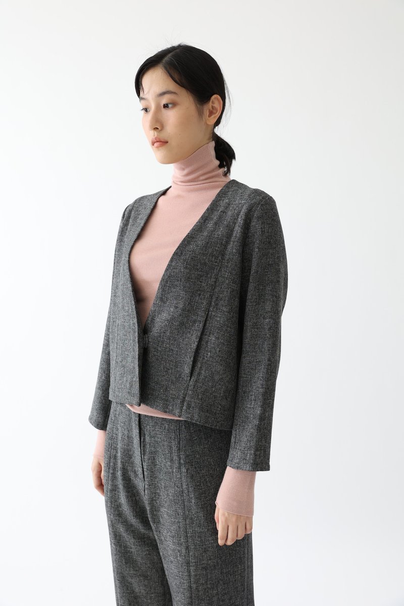 短版騎士外套 YUER 雨兒｜女西裝外套人氣榜 - Pinkoi