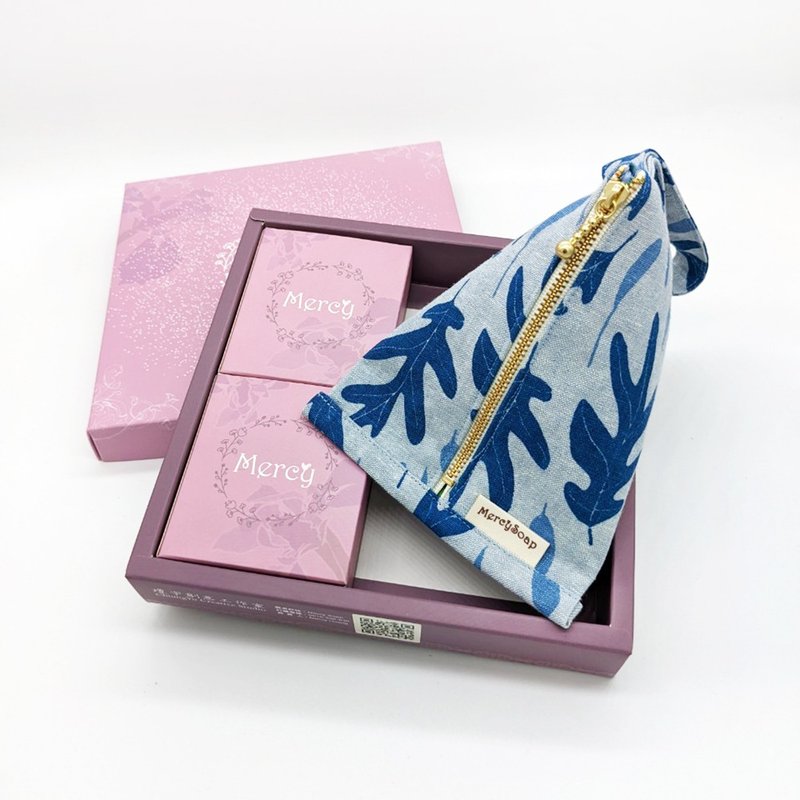 Mercy發願祈福系列-包粽開運手工皂禮盒///水藍色 Mercy Soap手工皂專賣店｜肥皂/手工皂人氣榜 - Pinkoi