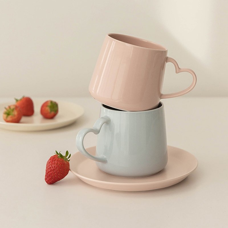 韓國 SSUEIM 極簡ins爆款幸福愛心款情侶對杯組 韓國 ssueim｜杯子人氣榜 - Pinkoi