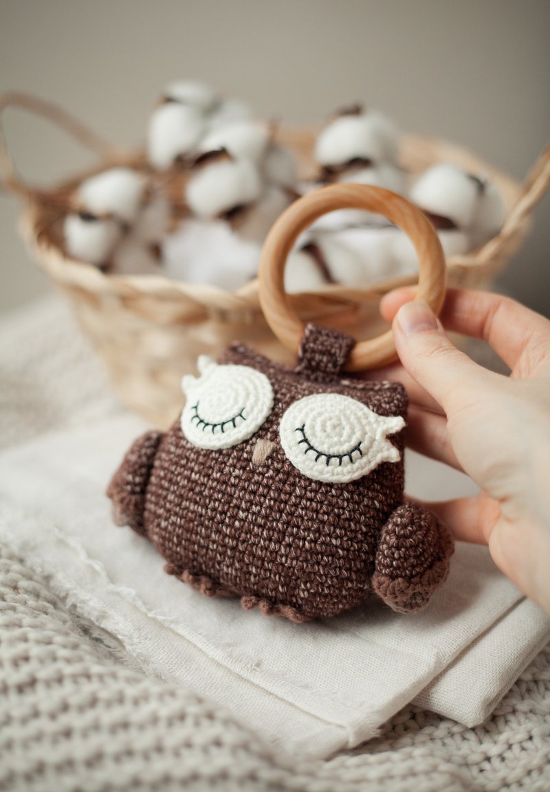 【數位】Owl Bird Baby Rattle Toy Instruction Manual DIY - Digital PDF ...