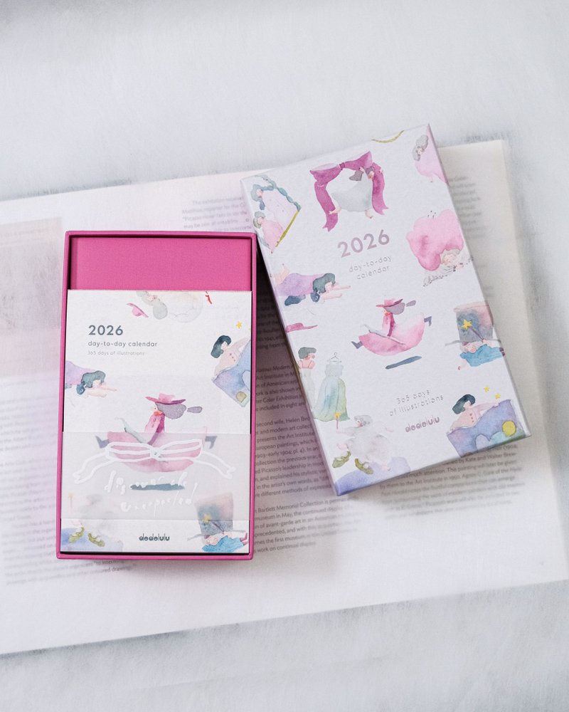 2026 365 女孩日曆 | 每天一頁的插畫桌曆 dodolulu TW - Pinkoi 限時優惠活動