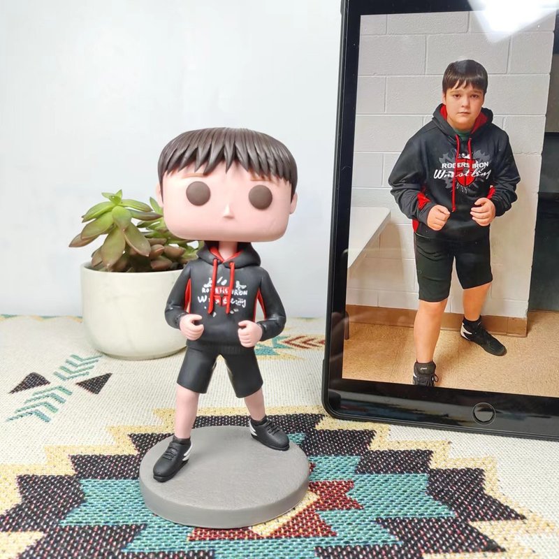 【客製化3D人像公仔】訂製手工Funko Pop男生朋友老公生日禮物 uDesign優湛｜玩偶/公仔人氣榜 - Pinkoi