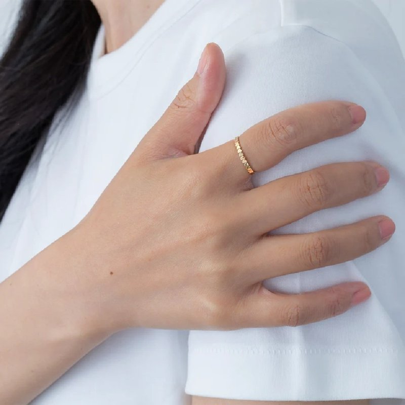 日本MONATELIER | K10 (黃金) 戒指【Heart Eternity Ring】 W Jewelry｜戒指人氣榜 - Pinkoi