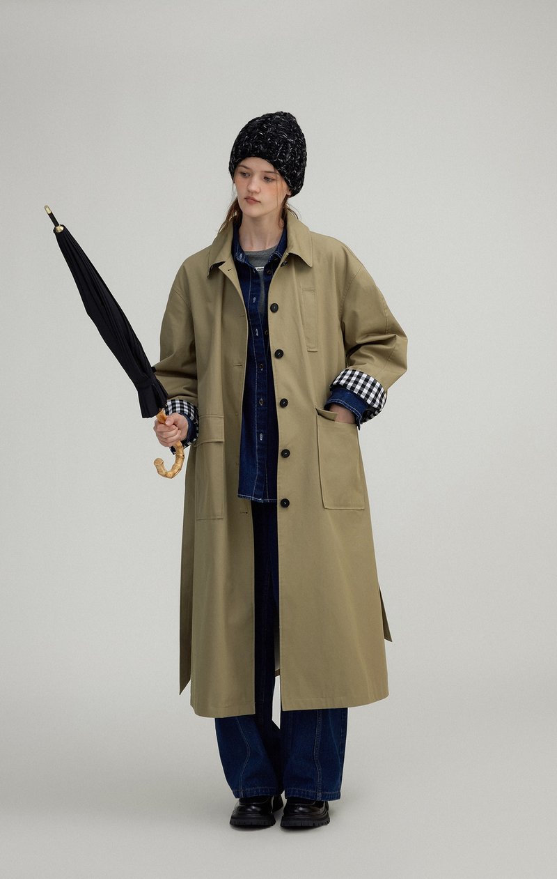 哥哈藝術女孩 復古中長款風衣外套 Letm｜女西裝外套人氣榜 - Pinkoi