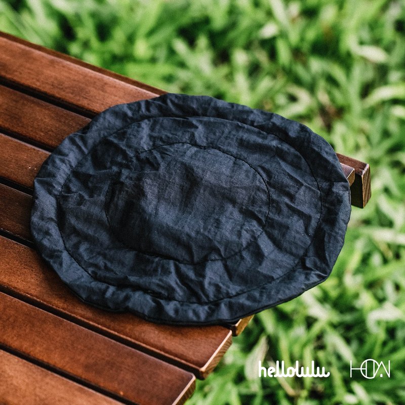 Hello-wind系列 | 可收納環保飛碟 RYLEE (瑪瑙黑) 超輕隨身攜帶 hellolulu｜野餐墊/露營用品人氣榜 - Pinkoi