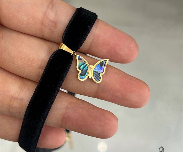 Corpse Bride Original niche black velvet Gothic necklace magic style butterfly chocker necklace Shop hionion Chokers Pinkoi
