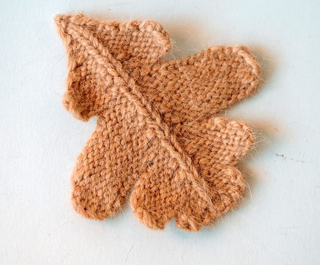 Oak Leaf Knitting Pattern Digital】My Perfect Oak Leaf Knitting