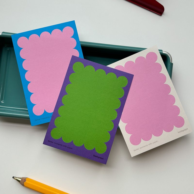 A7餅干係列 便籤紙/便條紙 可愛撞色備忘貼可撕手帳便箋備忘速記 bedapepa｜便條紙/便利貼人氣榜 - Pinkoi