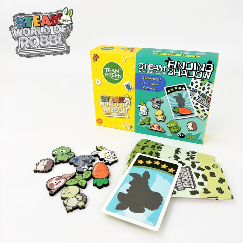 【哈比兔STEAM系列】尋影迷蹤 Team Green｜桌遊/卡牌人氣榜 - Pinkoi