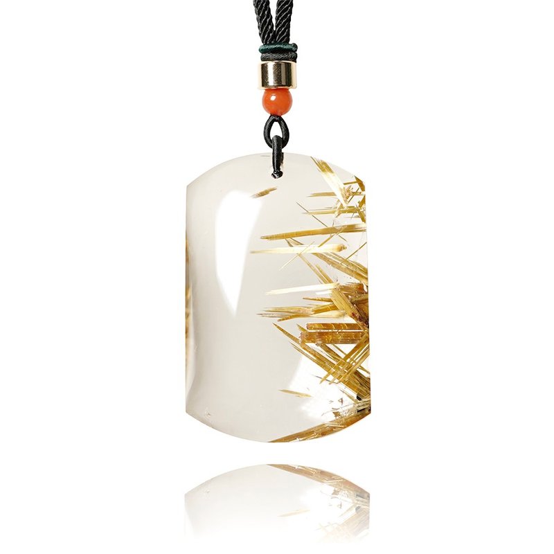 【正佳珠寶】金鈦晶 超頂級極淨 45.2g 鈦晶無事牌 金鈦晶吊墜 正佳珠寶 Gemsrich Jewelry｜項鍊人氣榜 - Pinkoi