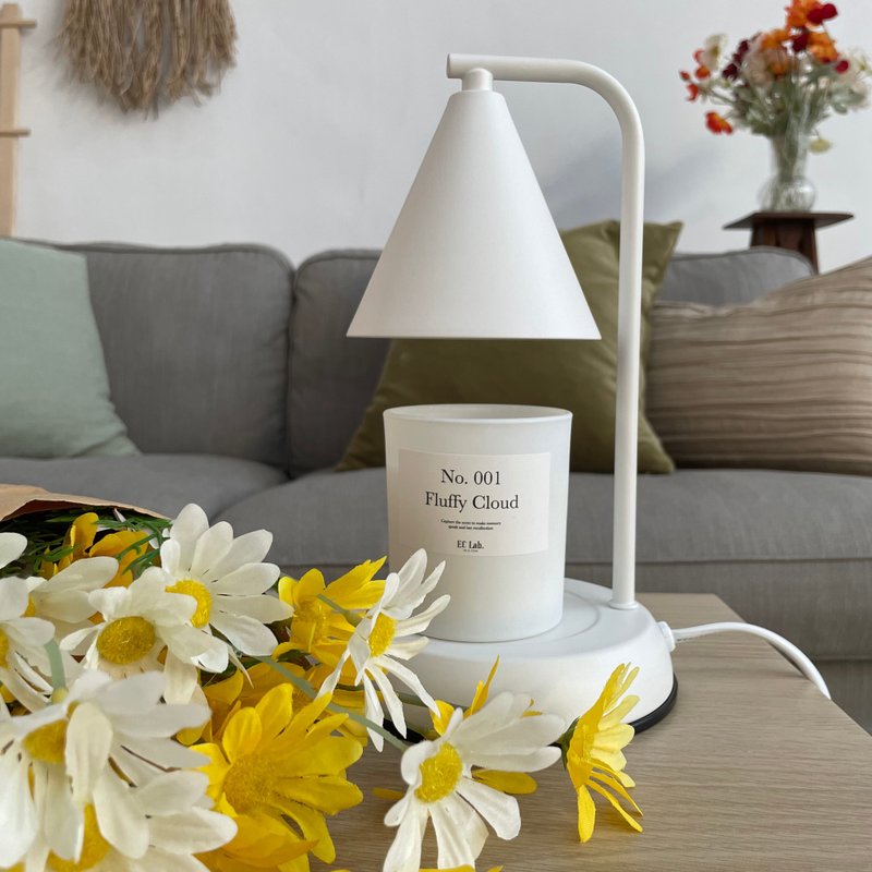 EC Lab. 香融組合(香氛蠟燭+融蠟燈) - 簡約白 EC Lab. 依熙香氛家居｜香氛/精油/擴香人氣榜 - Pinkoi