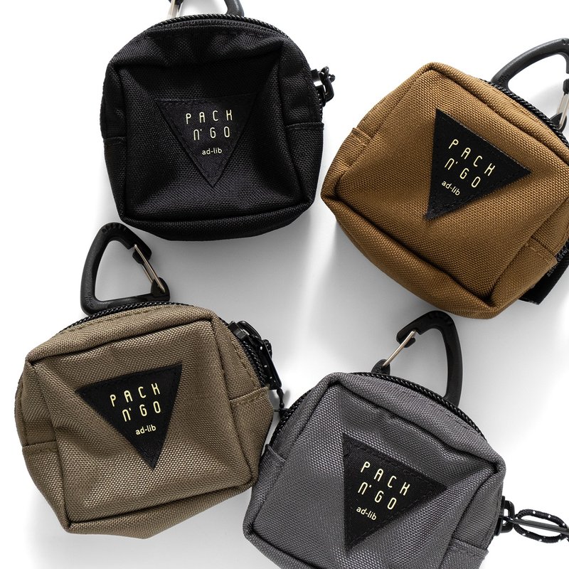 【便攜小袋】耳機小袋 - 黑色//軍綠//啡色//孔雀藍 (BA269) ad-lib｜AirPods/耳機保護套人氣榜 - Pinkoi