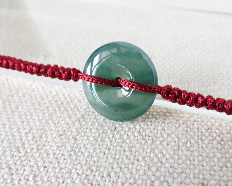 本命年【平安‧如意】冰飄花翡翠絲光編織手鍊*SW24*招財開運 【罌﹝戀‧鍊﹞粟】｜手鍊/手環人氣榜 - Pinkoi