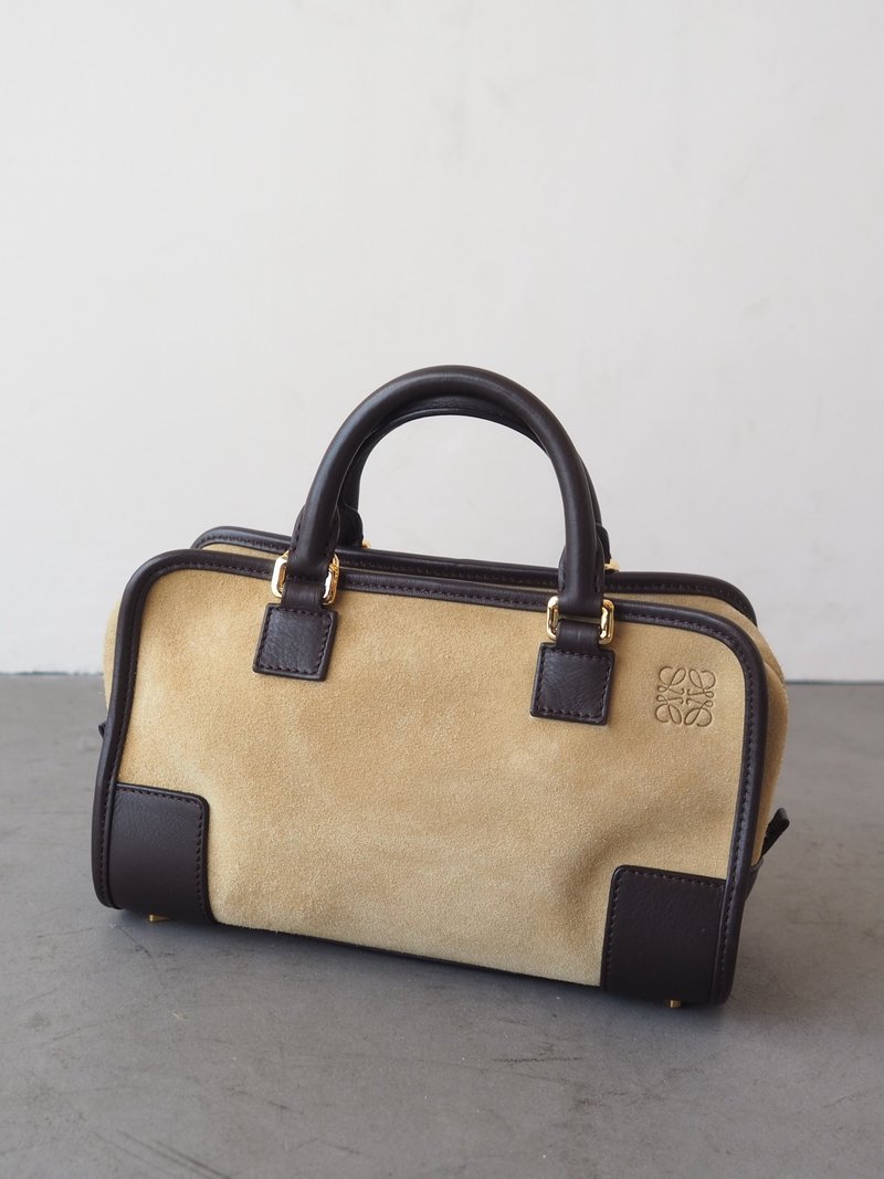 LOEWE ロエベ アマソナ 23 2WAY ミニ ボストン バッグ スエード ヴィンテージ OLIM VINTAGE｜手提包/手提袋人氣榜 - Pinkoi