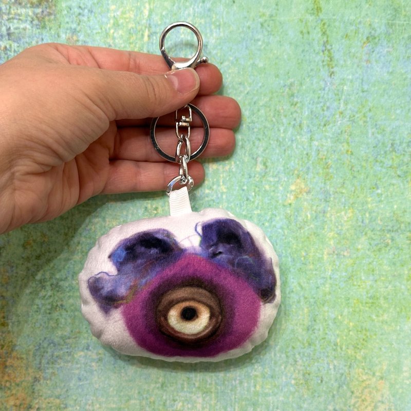 Keychain with cyclop by Julia Golub. Keychain pillow Cyclops by Julia ...