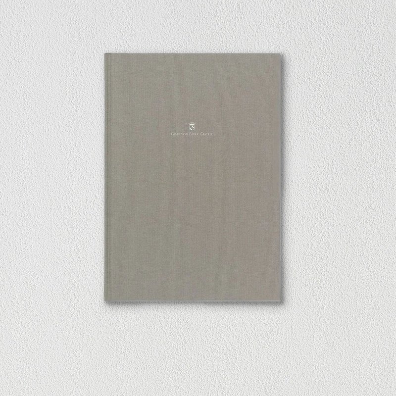 【Graf von Faber-Castell】頂級麻布筆記本-A4 岩石灰(原廠正貨) 文聚｜其他人氣榜 - Pinkoi