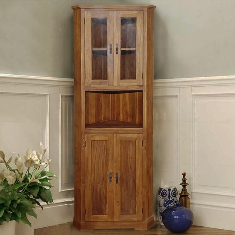 [Jidi City 100% Teak Furniture] HYSS167A Teak Triangular Storage ...