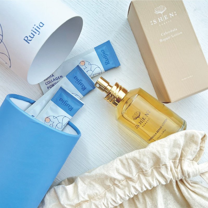 【聯名組合】Ruijia純淨膠原蛋白30日 + SHEN金盞花潤膚水 Ruijia 露奇亞｜養生/保健食品/飲品人氣榜 - Pinkoi