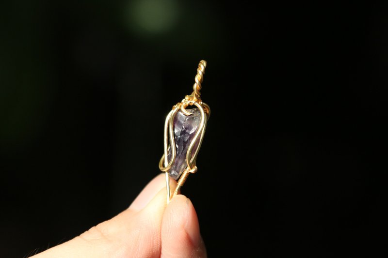 【水晶系列】烏拉圭紫水晶 智慧魔藥 3 (圖1.2.9) 鉍元素 SBI｜項鍊人氣榜 - Pinkoi