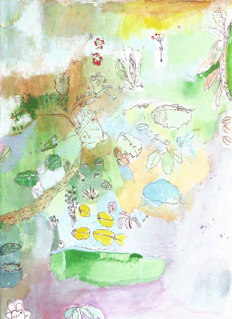 繪畫作品--盛夏的姿態 插畫 cyLee｜海報/掛畫/掛布人氣榜 - Pinkoi