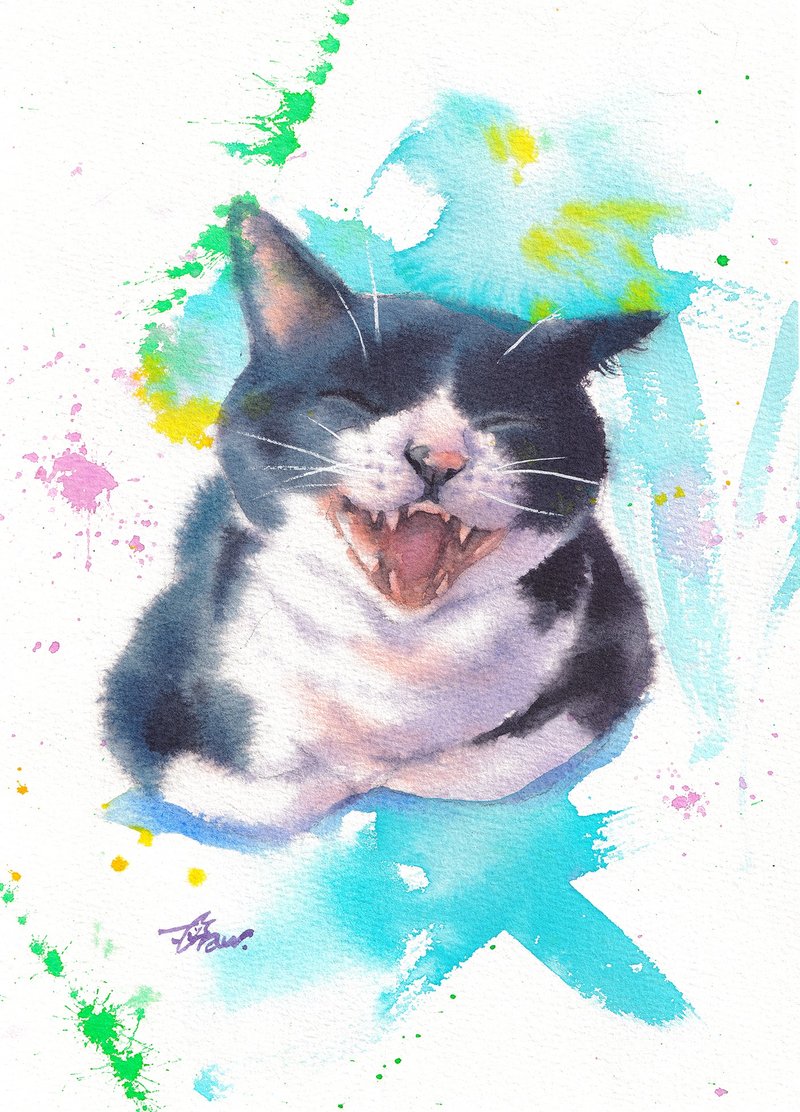 水彩原畫【賓紛樂】 詞不DA藝｜海報/掛畫/掛布人氣榜 - Pinkoi